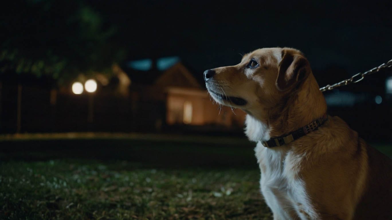 How to Stop Dog Barking at Night Outside